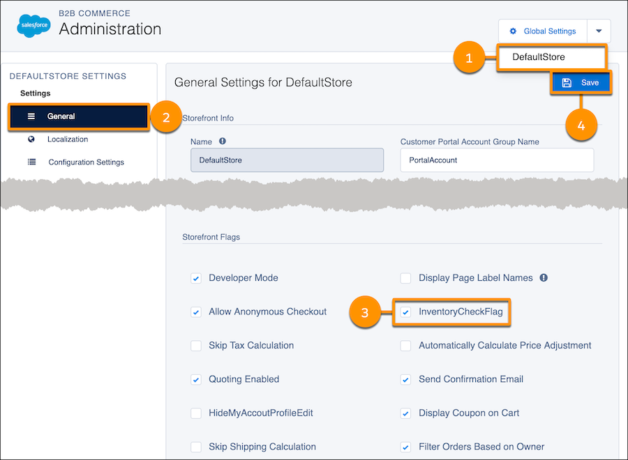 Manage Product Inventory Items and Availability Messages