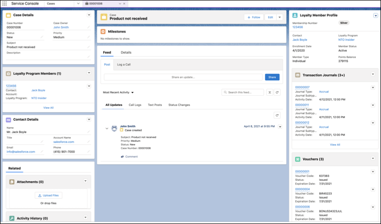 View Member Information from Any Salesforce Application