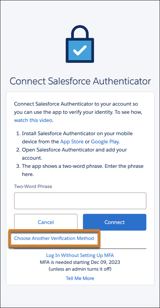 Register for Multi-Factor Authentication (or Get a Little More Time If ...