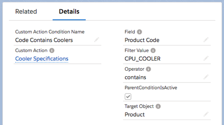Considerations for Custom Action Conditions