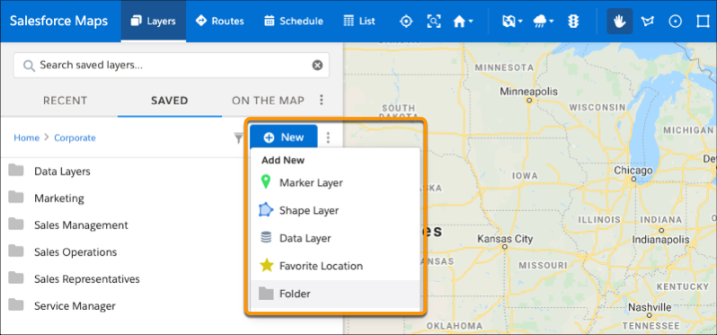 Create Folders for Organizing Layers