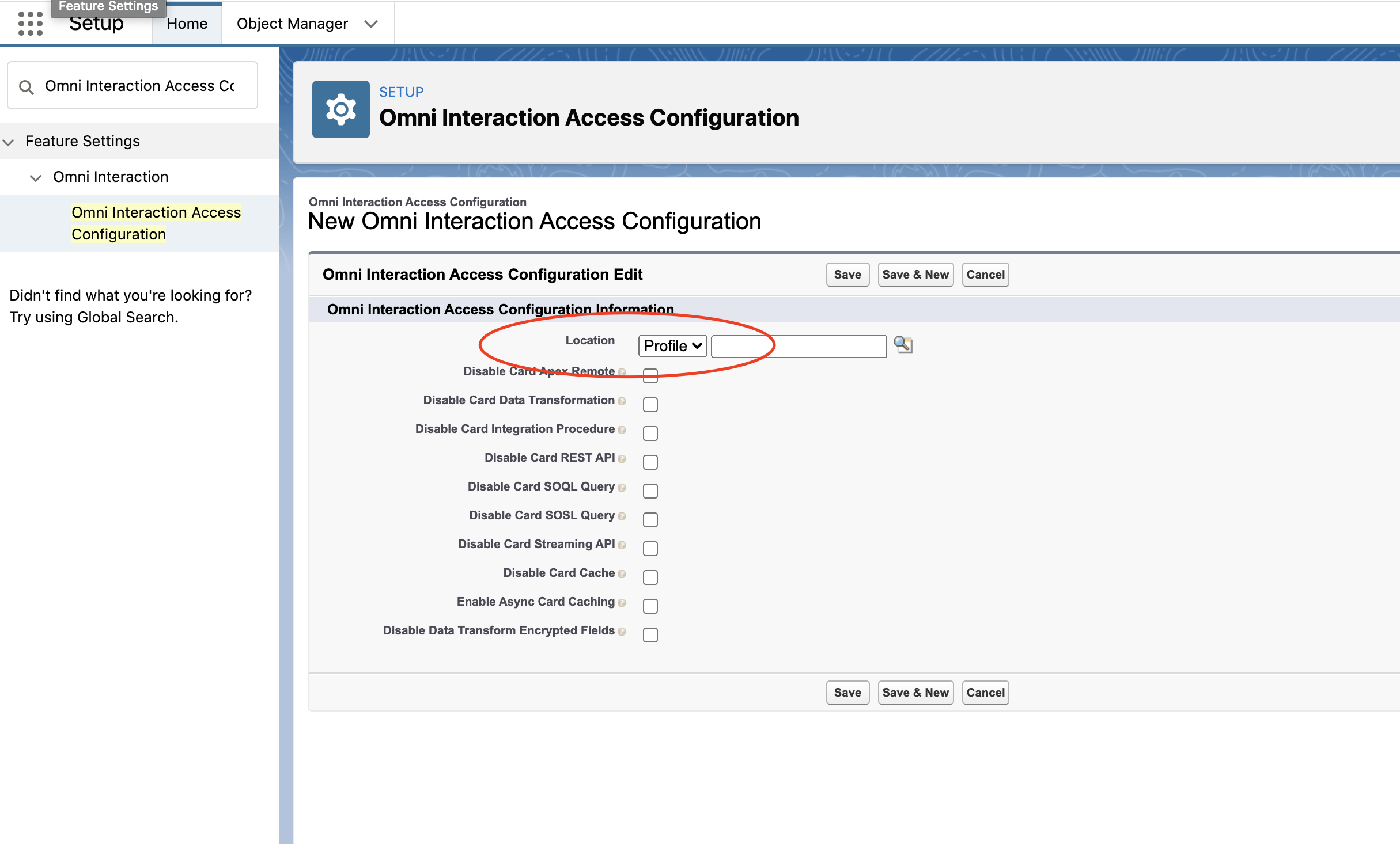 Manage Flexcard Data Source User and Profile Access in Omnistudio