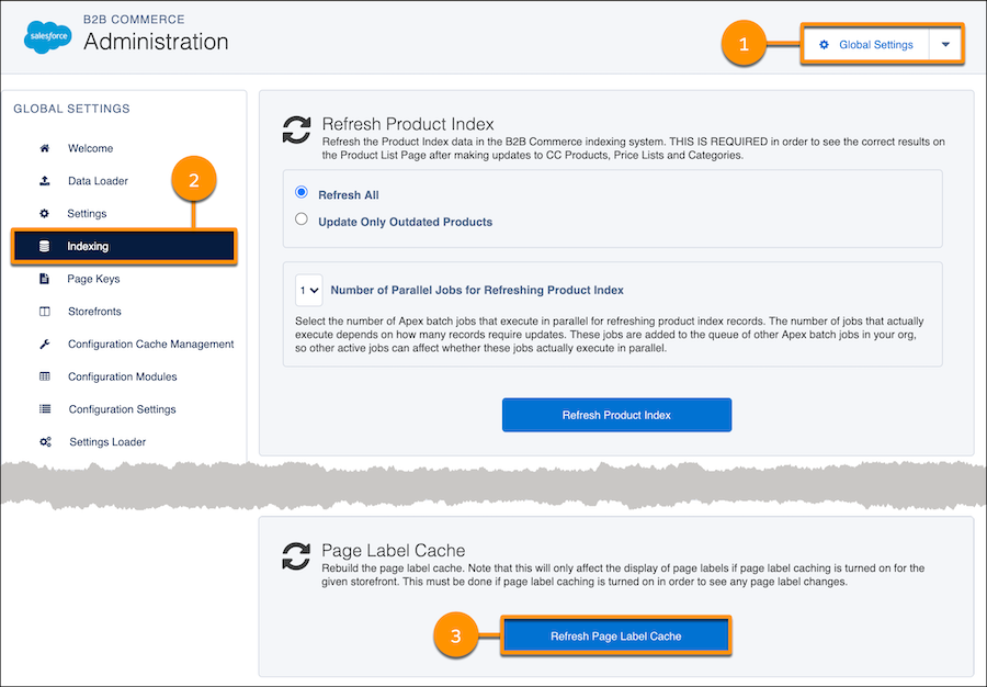 Cache Page Label Data for Improved Performance