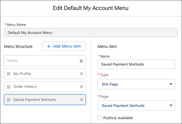 Let Customers Manage Their Saved Payment Methods