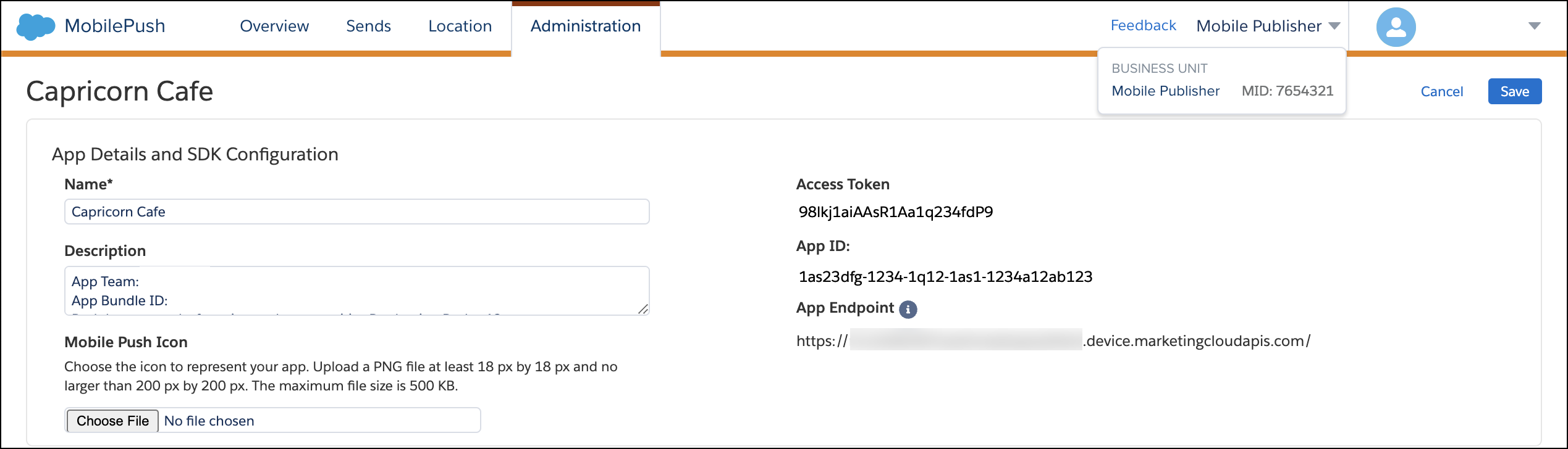 Enable Marketing Cloud Engagement Push Notifications For Mobile Publisher Apps 