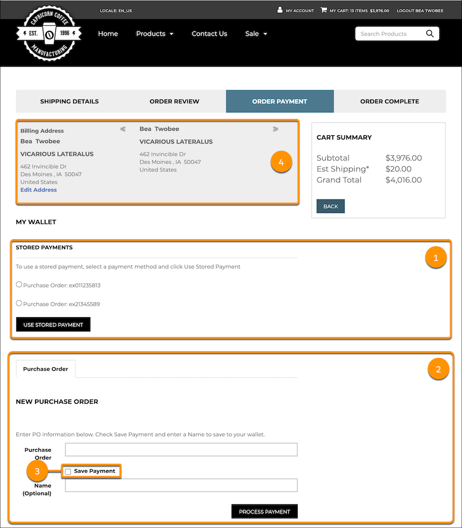 Configure Payment Options Available on the Checkout Page