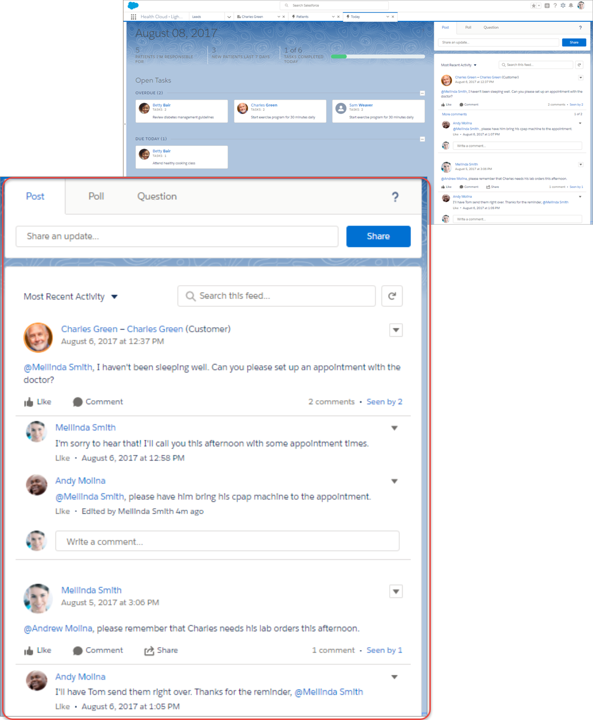 Use Chatter to Find Out What’s Happening