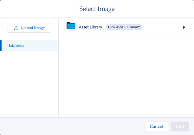 Find and Create Asset Files in Experience Builder