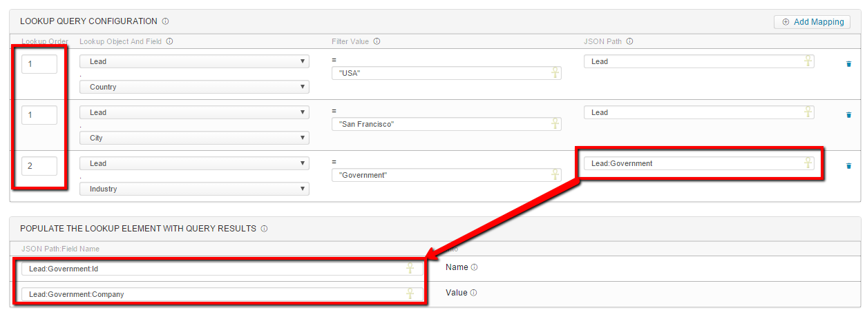 Working with Lookup Query Configurations