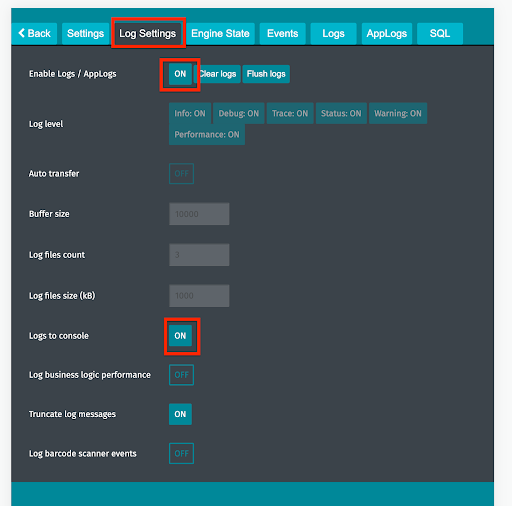 Configure the Modeler App for Debugging