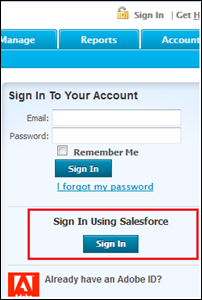 Configure SSO from Salesforce to Adobe Sign