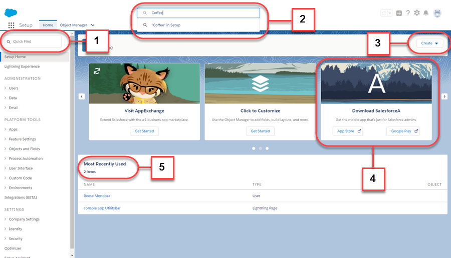 Find Your Way Around Setup in Lightning Experience