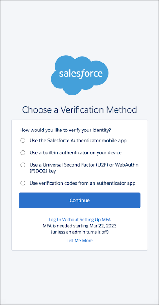 Register for Multi-Factor Authentication (or Get a Little More Time If ...