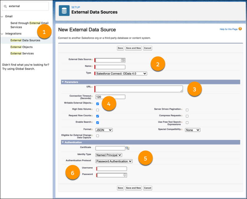 Connect External Objects To Your Salesforce Org