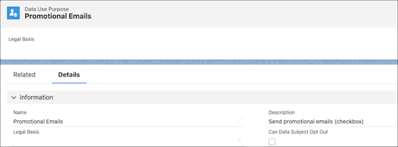 Understand the Salesforce Consent Data Model