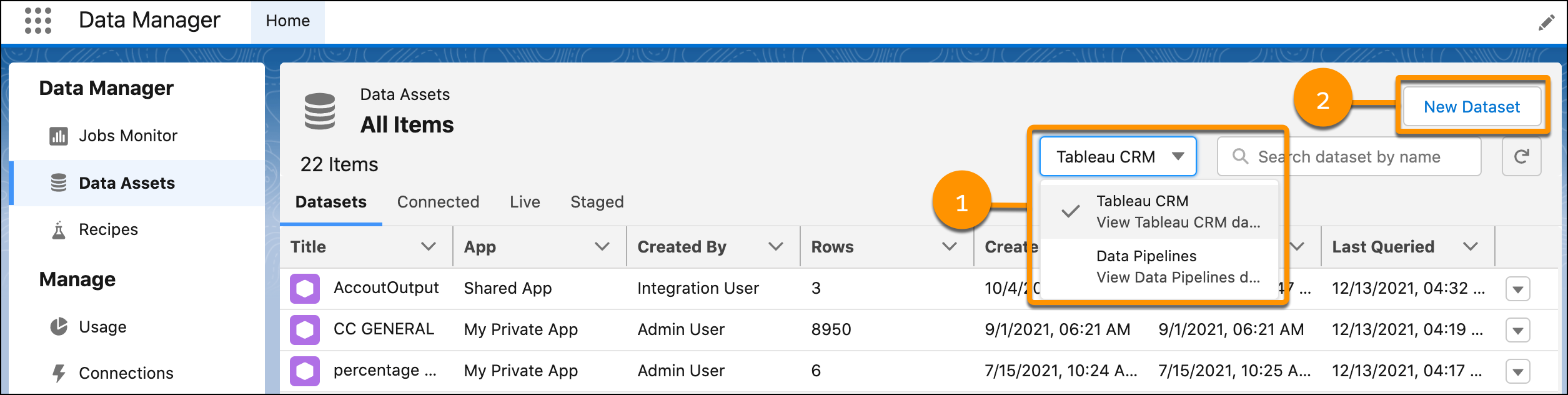 Salesforce Data Pipelines