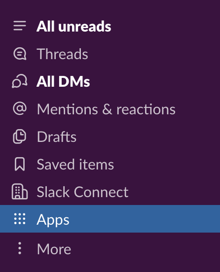 Add Apps in Your Personal Slack Sidebar