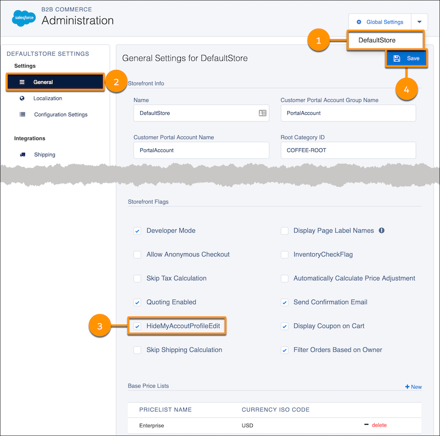 Show Account, Contact, and User Information on the My Account Page