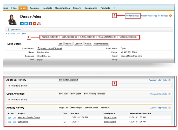 Work with Related Lists on Records in Salesforce Classic