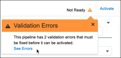 Activate the Pipeline