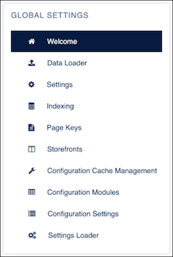 CC Admin Global Settings