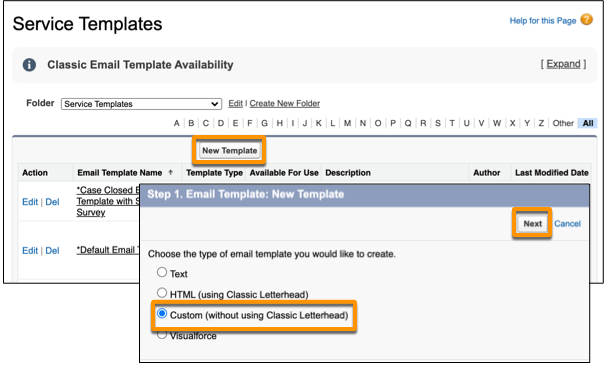 Set Up an Email Template for Approved Requests