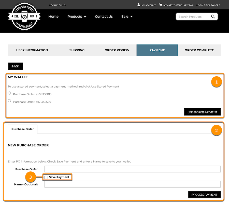 Configure Payment Options Available on the Checkout Page