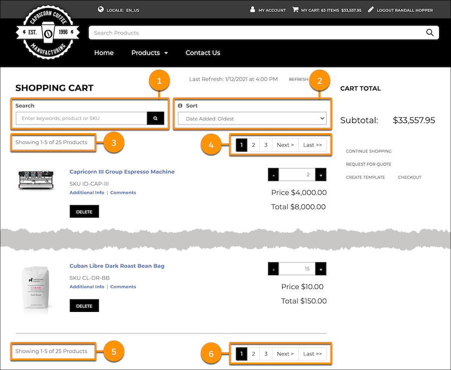 CSS Overrides for Cart Scale Components
